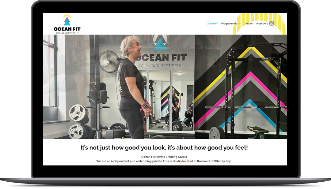 Wordpress Website Design - Whitley Bay - Ocean Fit Online