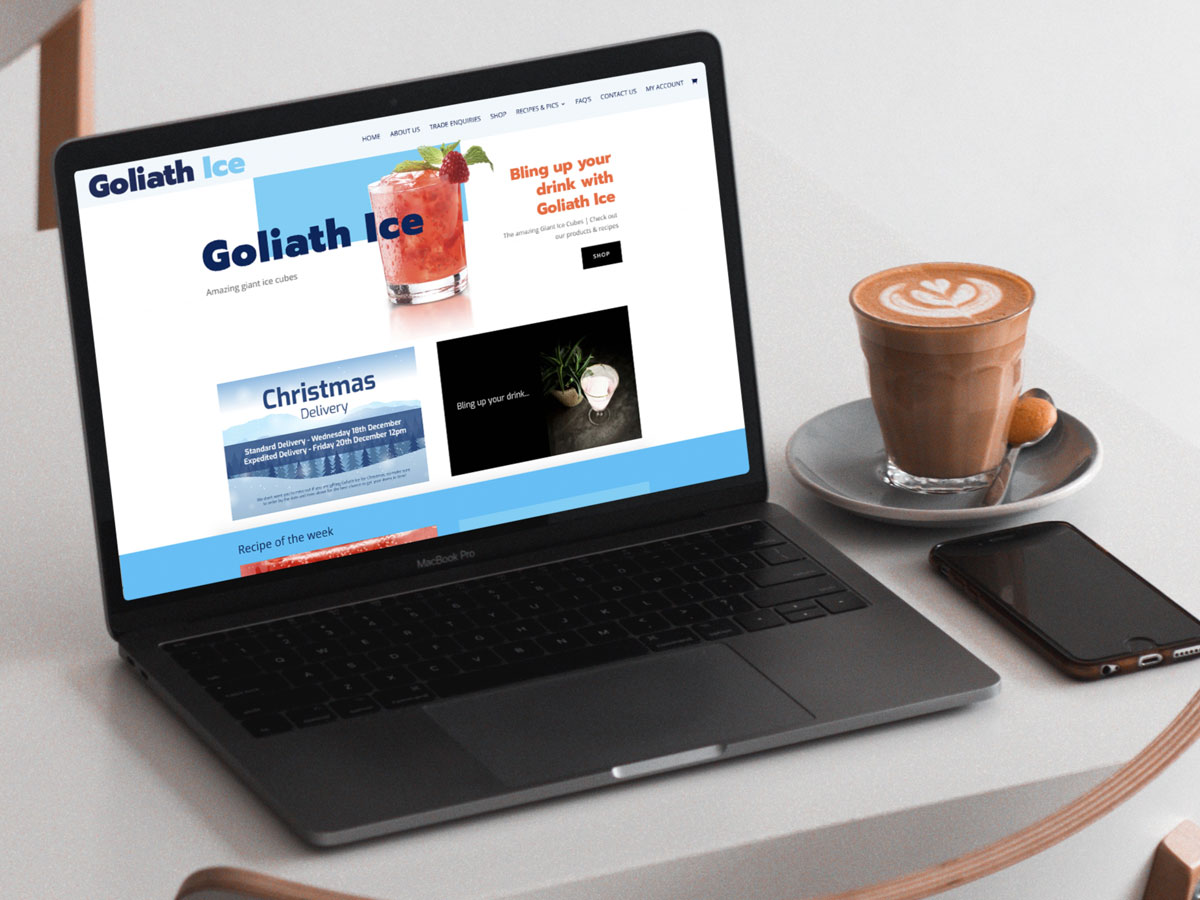Ecommerce Website Goliath Ice